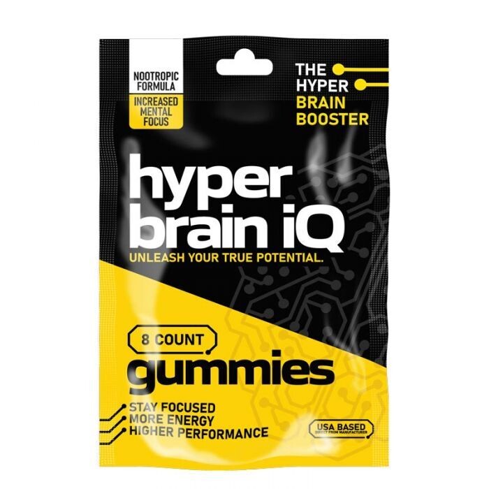 HYPER BRAIN IQ VITAMIN GUMMIES 8CT – GRASS.COM.MX